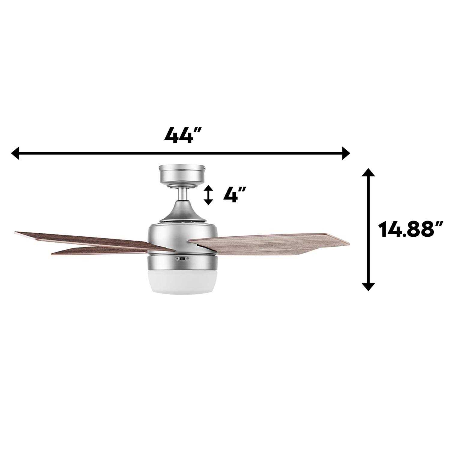 Prominence Home 44 inch Atlas Remote Control Ceiling Fan - Home ...