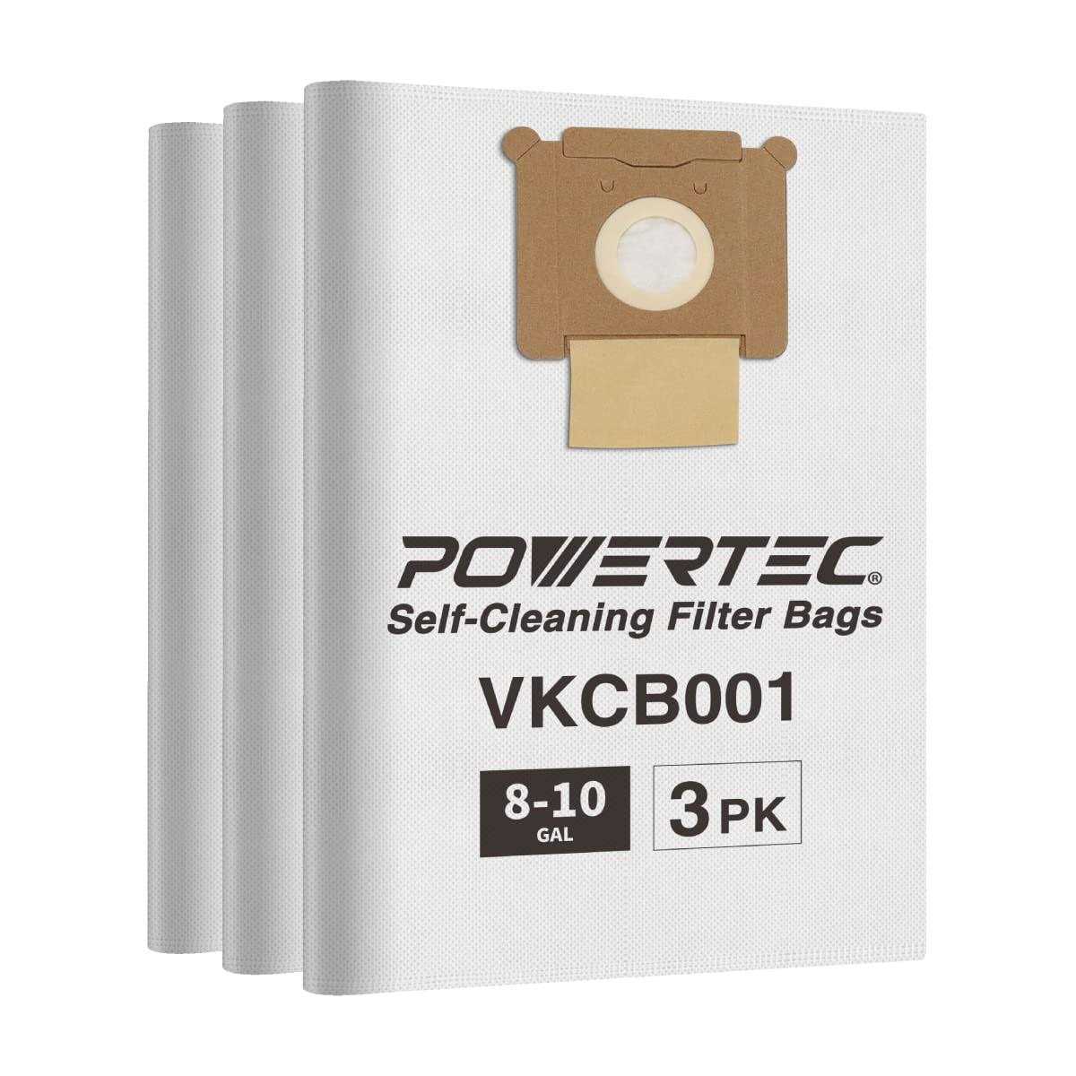 Powertec 75043 Fleece Filter Bags for Vacmaster VK811PH - Home & Office ...