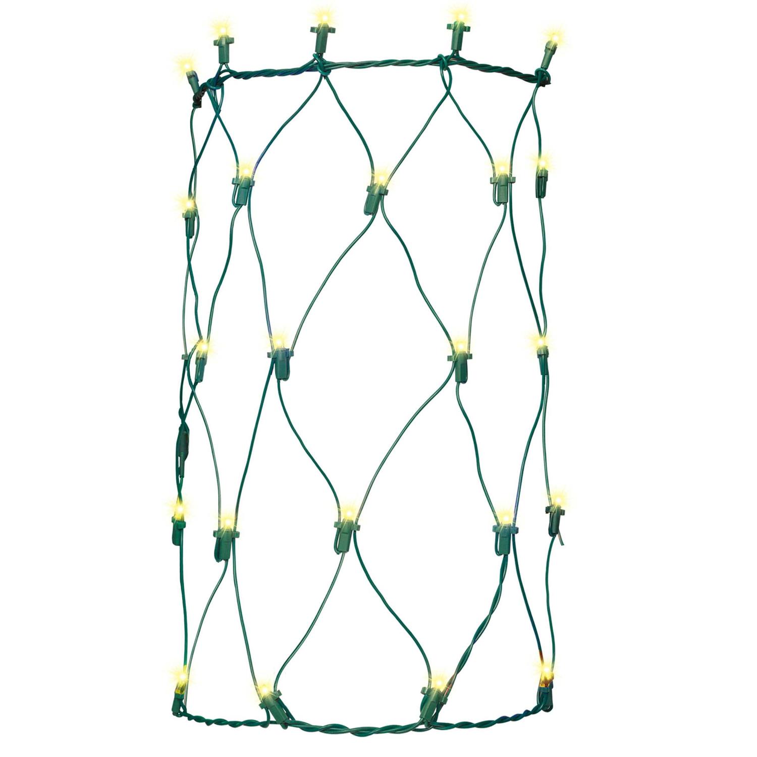 Holiday Time 100-Count LED Tree Trunk Net Christmas Lights - Home ...